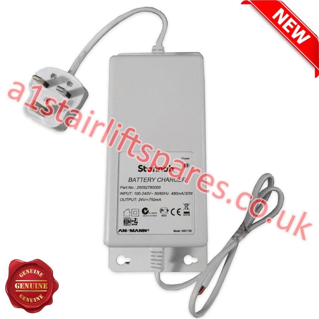 Stannah Stairlift charger power supply 24V - A1 Stairlift Spares